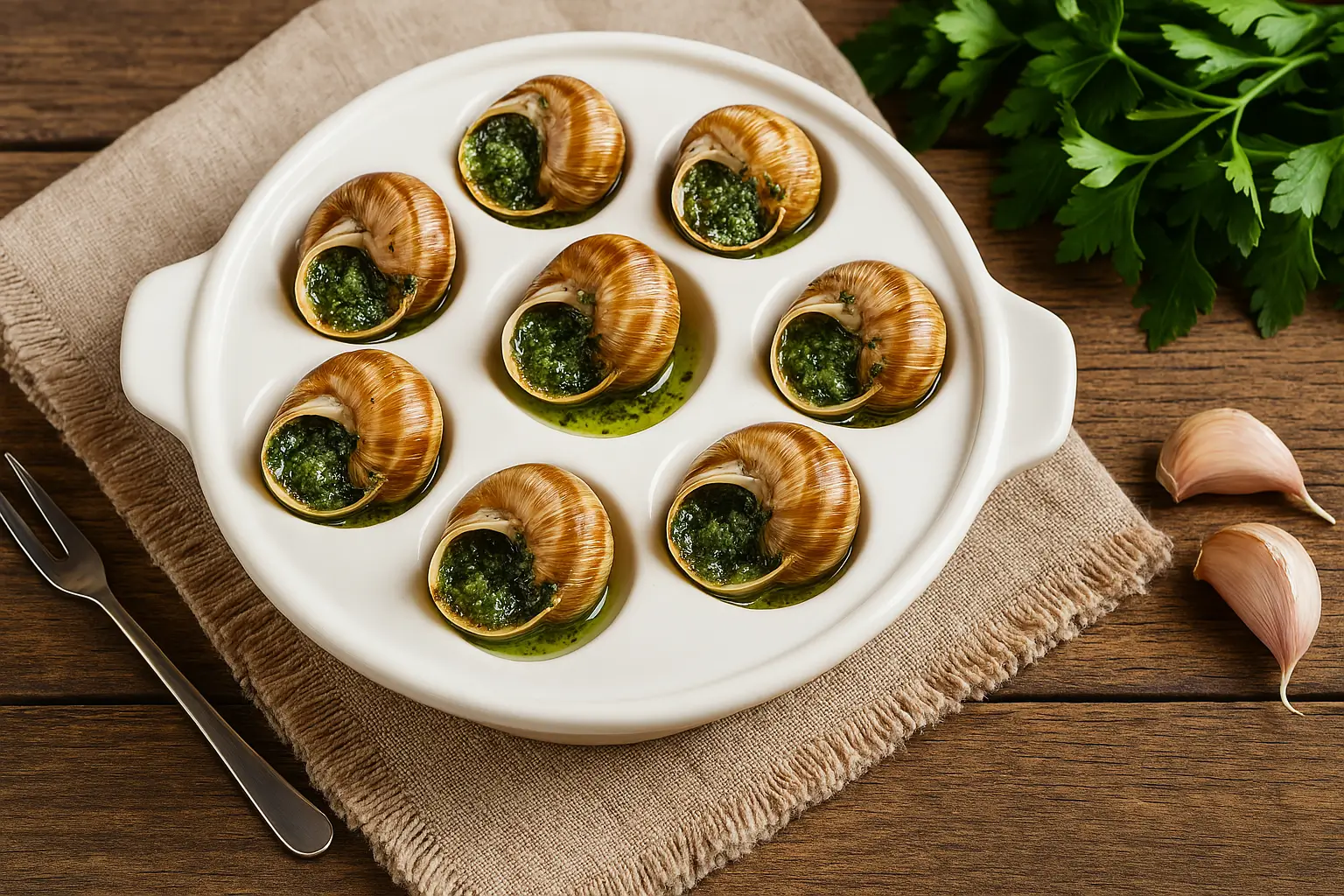 Recette facile: escargots au beurre à l’ail et au persil | Viksimo
